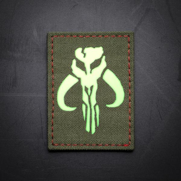 Mythosaur Skull GITD Patch – Sentinel Stitches